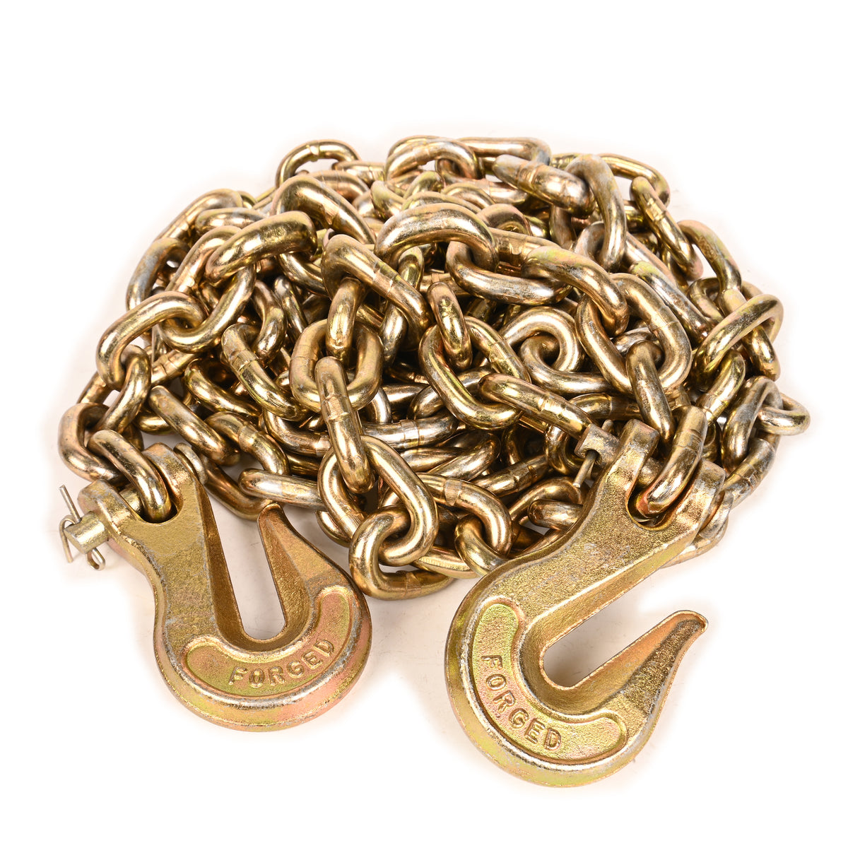AAIN G80 Heavy Duty Transport Chain 5/16 Inch x 10 Foot, Load Binder T ...